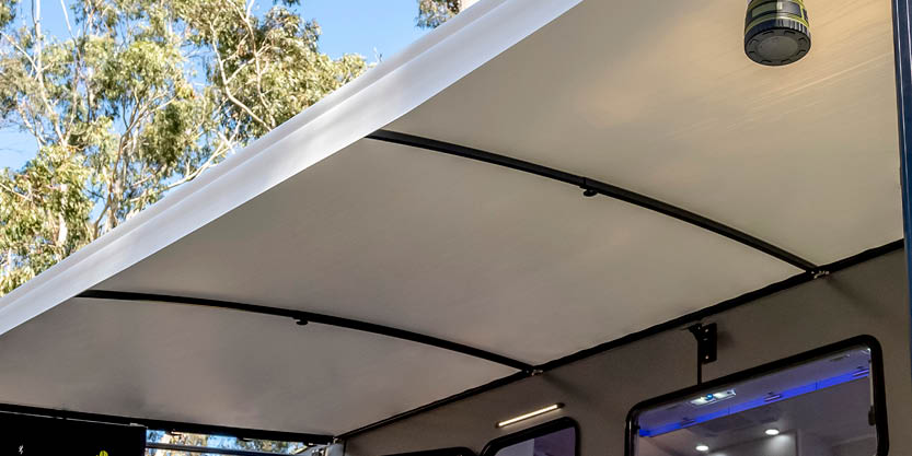 Sunburst Awnings - Rollout Sunburst Eclipse Awning – Aussie Traveller