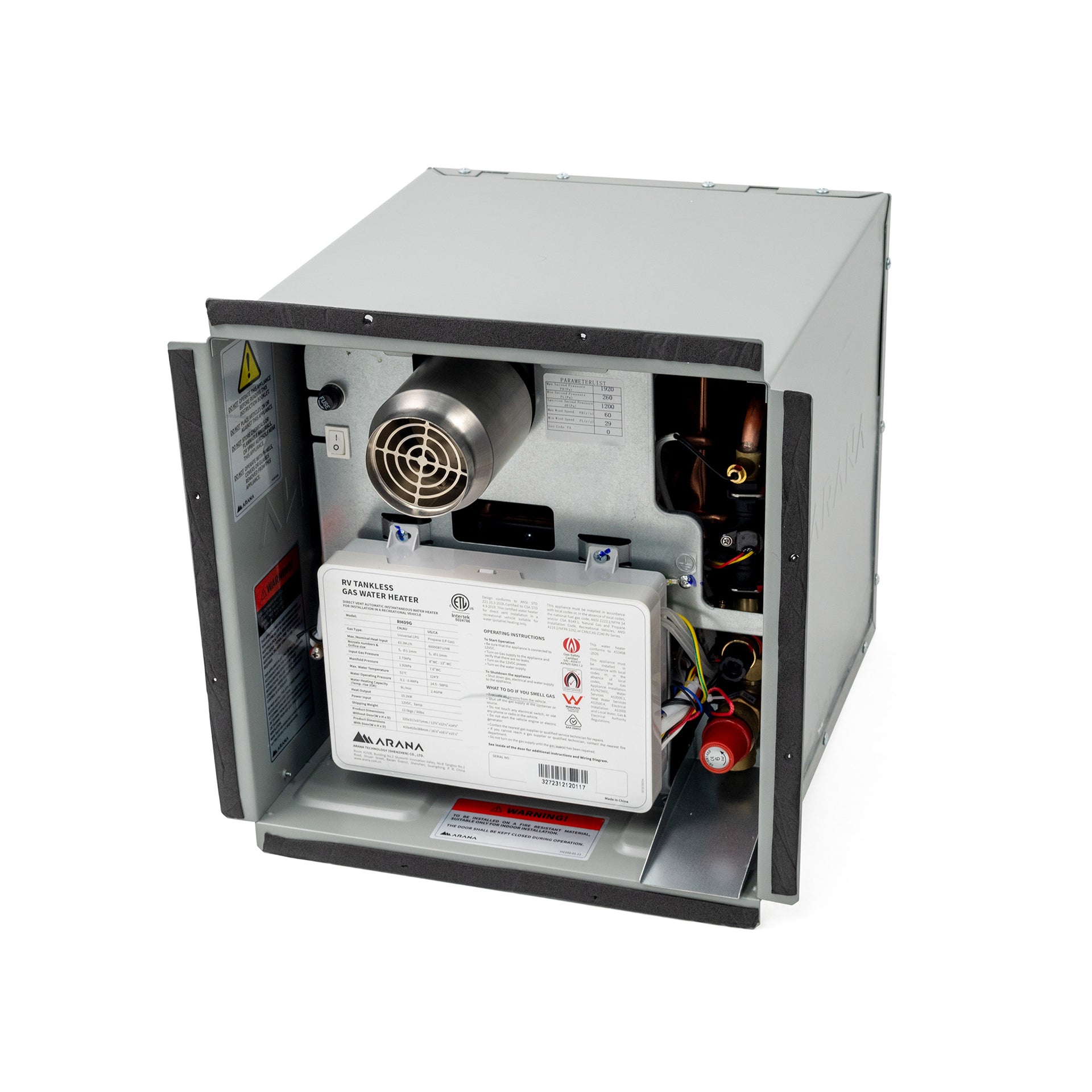 Gas Hot Water Heater Unit | Aussie Traveller