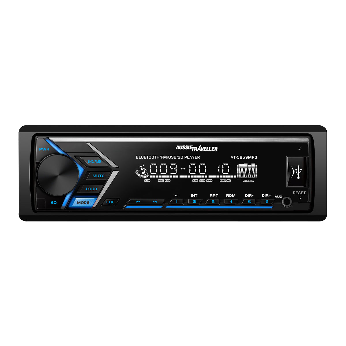 Audio Head Unit - Single DIN Mechless | Aussie Traveller