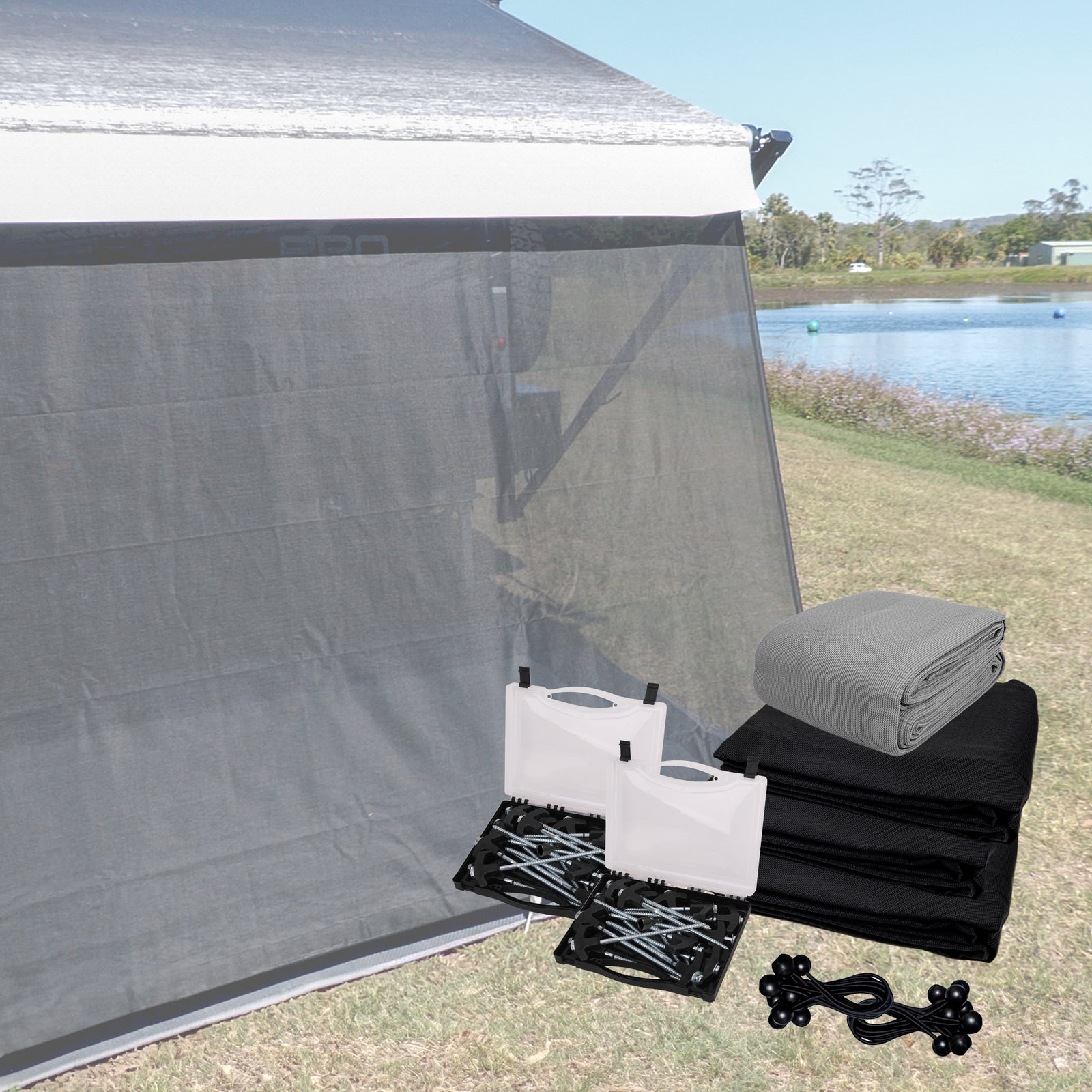 Sun Blocker Walls | Caravan Sun Shades - Aussie Traveller