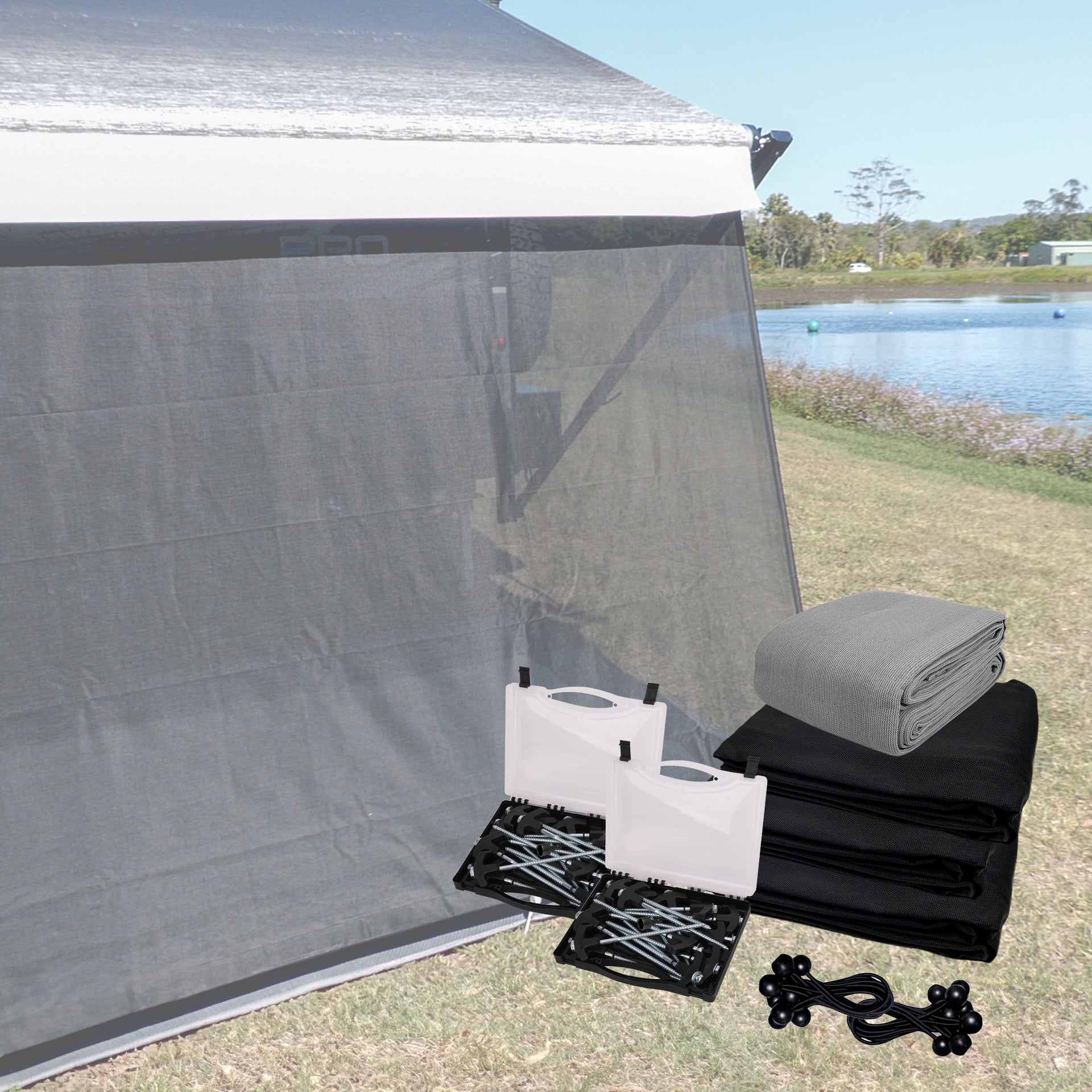Sun Blocker Walls | Caravan Sun Shades - Aussie Traveller