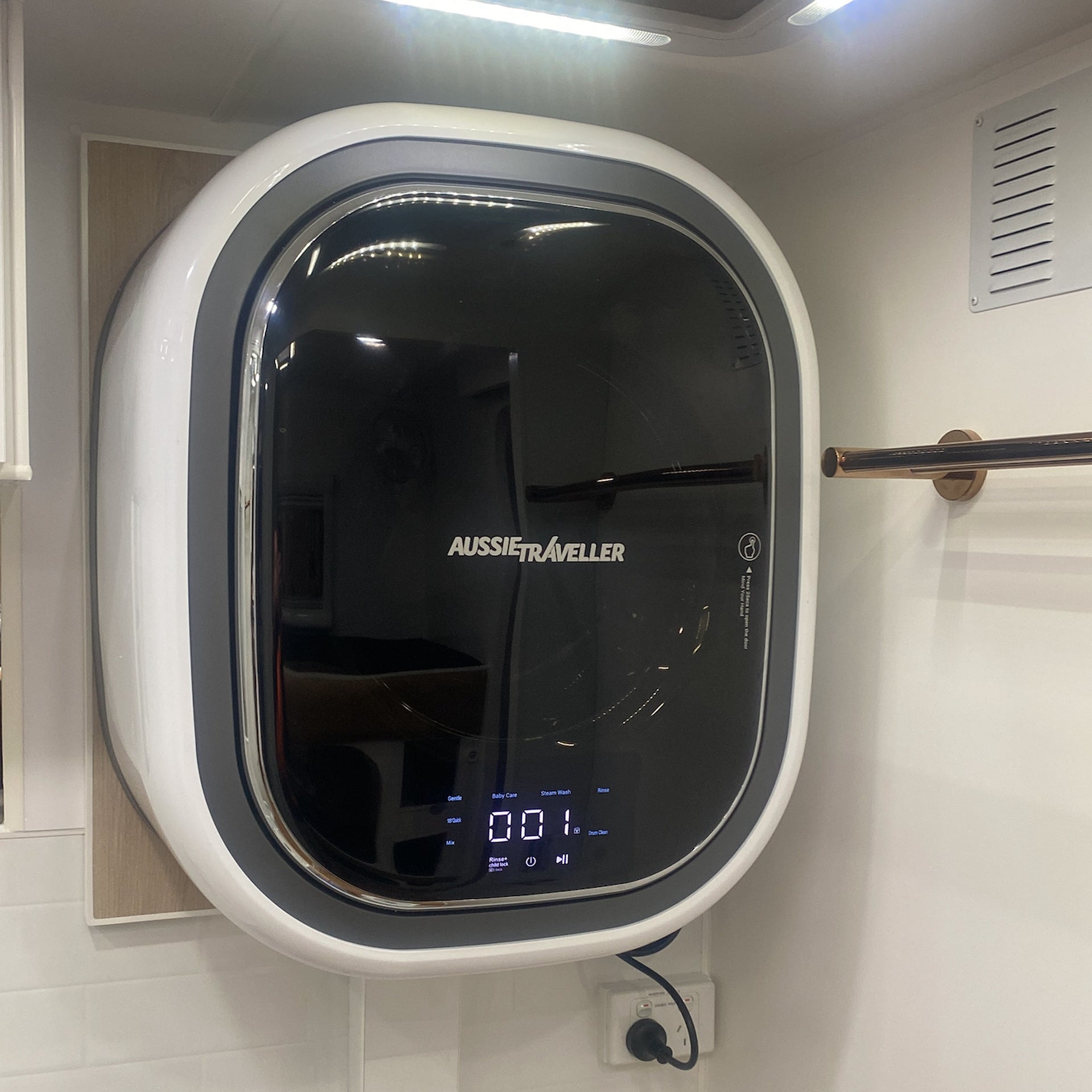 Wall Mount Washing Machine | Aussie Traveller