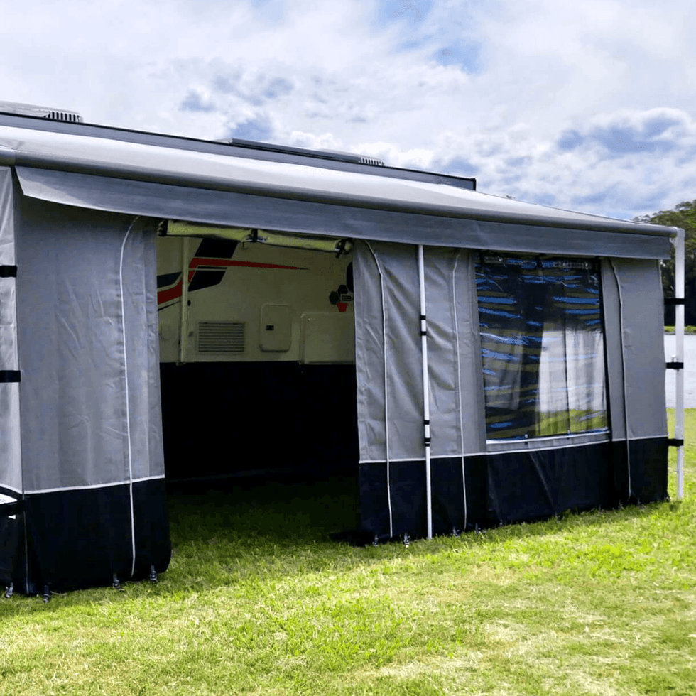 Caravan Awning Walls | Caravan Annexe - Aussie Traveller